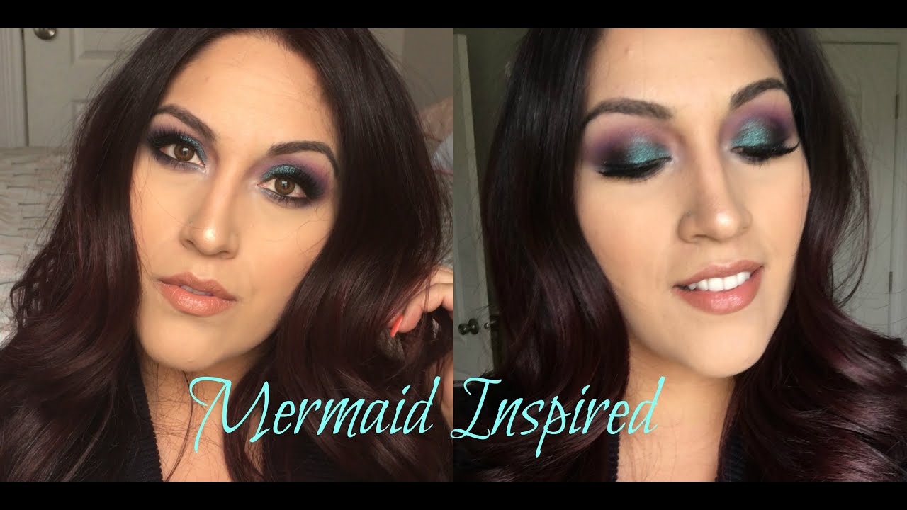 Mermaid Inspired Makeup Look HD - YouTube