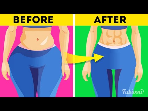 How to lose weight fast? With these 5 simple exercises! | Animated ...