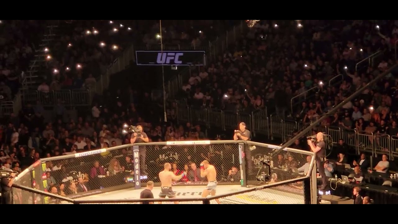 UFC Orlando Fan Cam Roman dolidze vs Jack Hermansson crowd booing and ...