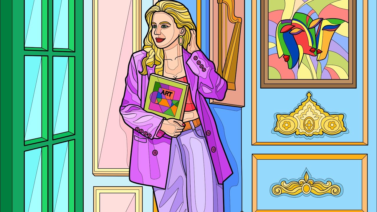 Hey Color App Woman Art Collection #paintbynumbers #colorwithme # ...