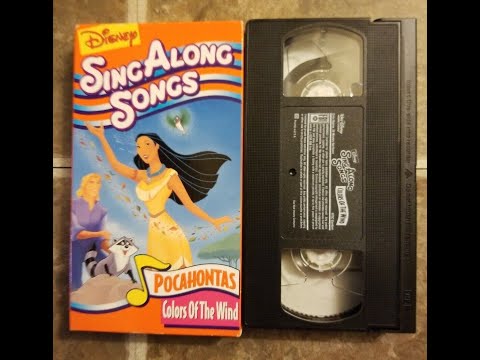 Opening & Closing To Disney's Sing Along Songs: Colors Of The Wind (1995) VHS - Reversed!