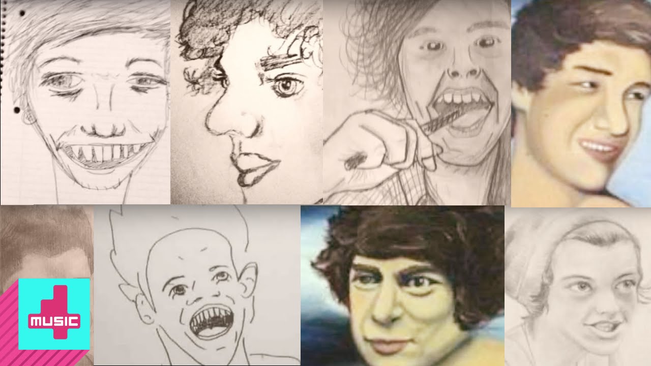One Direction: Best Worst Fan Art & Drawings - YouTube
