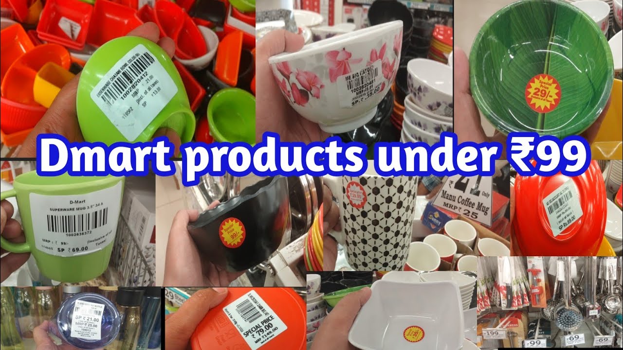 Dmart kitchen products under ₹99 - YouTube