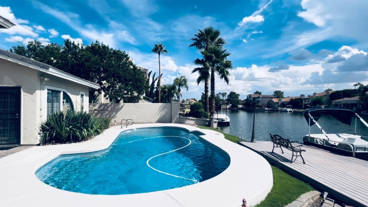 Waterfront Gilbert Arizona Home Tour $1,149,999 2,505 Sqft, 4 Bedrooms ...