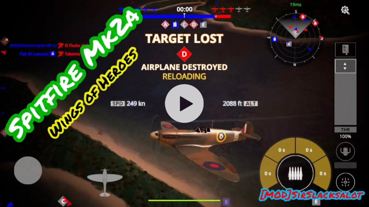 Spitfire Mk 2a - Wings of Heroes - YouTube