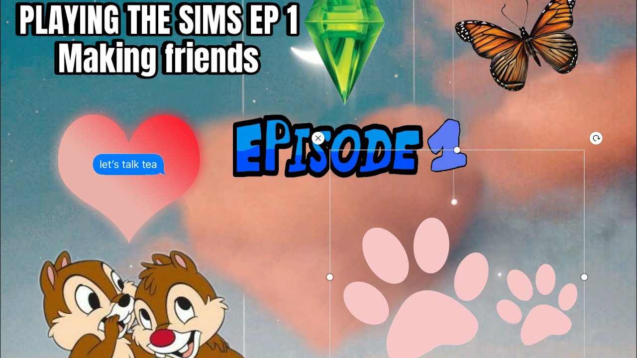 Playing the sims episode one “making a friend” - YouTube