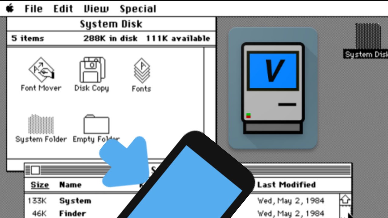 How to run Macintosh on Android phone with Mini vMac | An Bui - YouTube