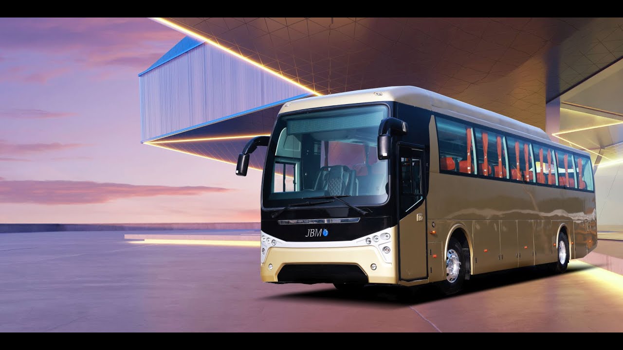 100% ELECTRIC LUXURY COACH - JBM GALAXY - YouTube