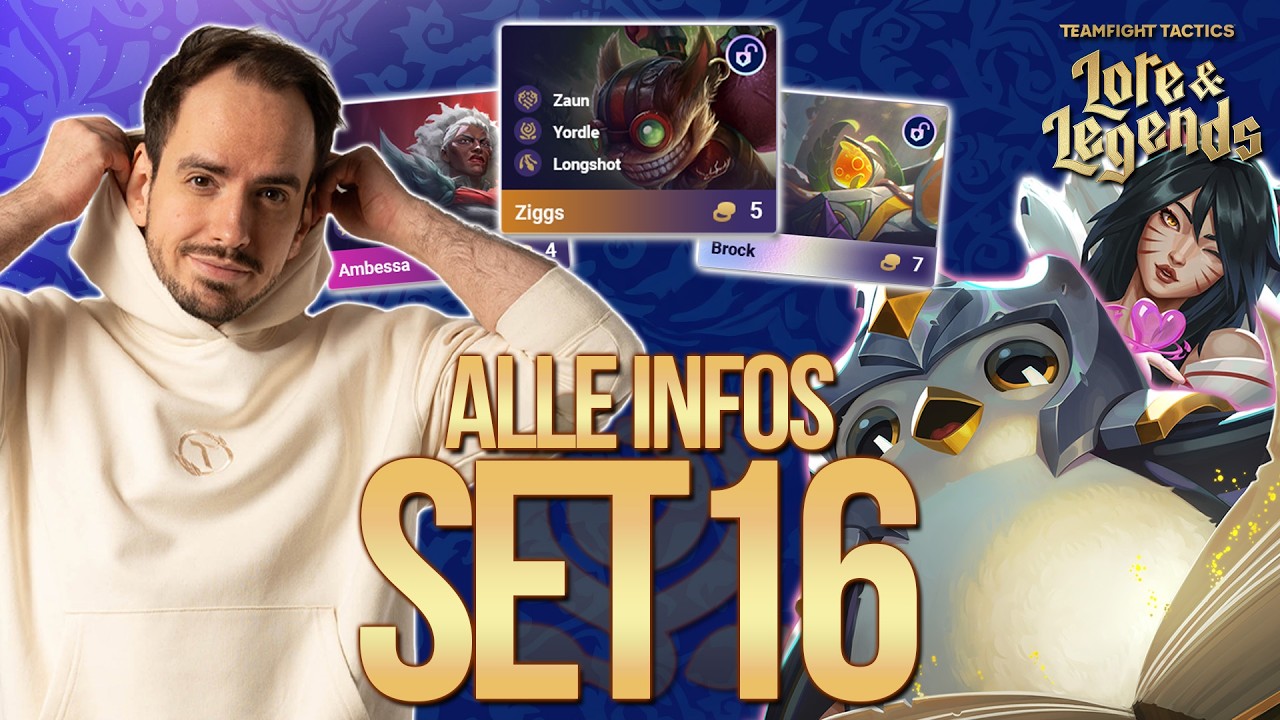 ALLE Infos und Gameplay zum NEUEN Set 16 | TFT Lore & Legends - YouTube
