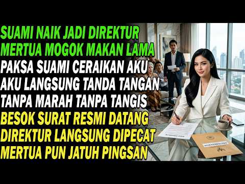 Baru jadi direktur langsung ceraikan istri. Besoknya dipecat, mertua langsung pingsan panik!