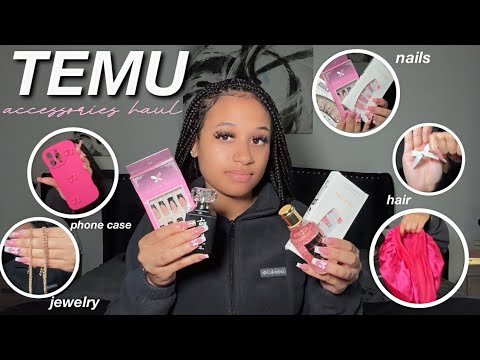 TEMU ACCESSORIES HAUL | Jewerly, nails, bonnets, perfume & MORE - YouTube