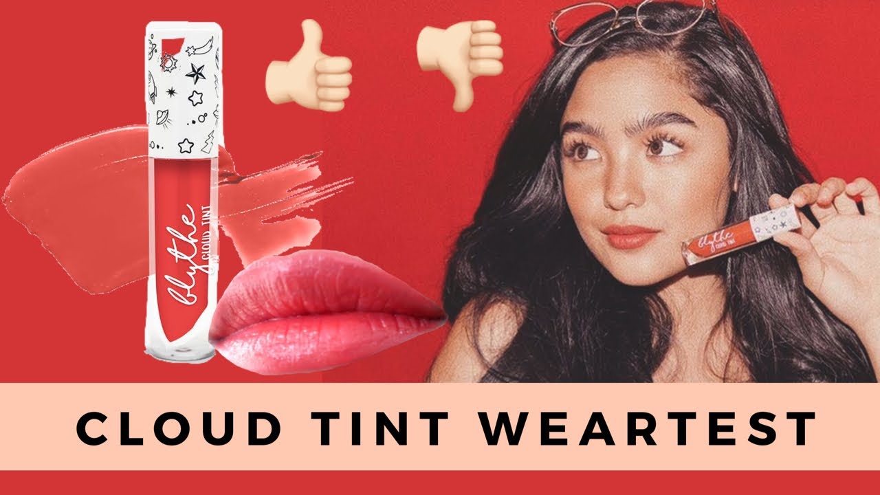LONG LASTING?! CLOUD TINT BY BLYTHE COSMETICS REVIEW SWATCHES & WEAR ...