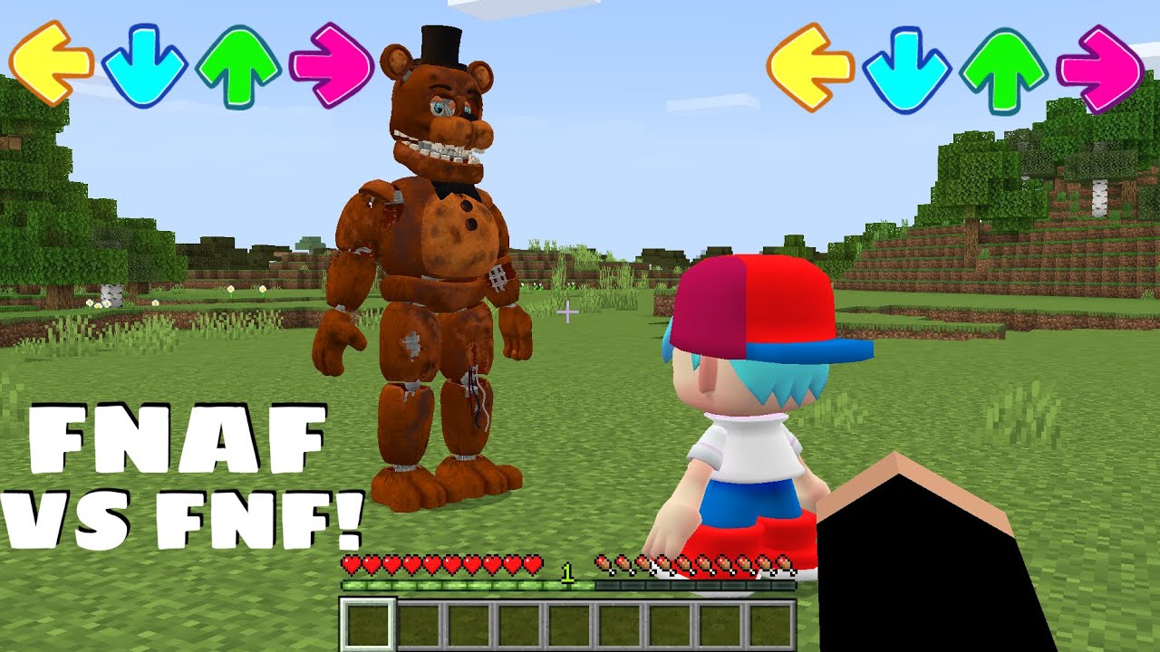 Friday Night Funkin' vs Five Nights at Freddy's in Minecraft - Wait ...
