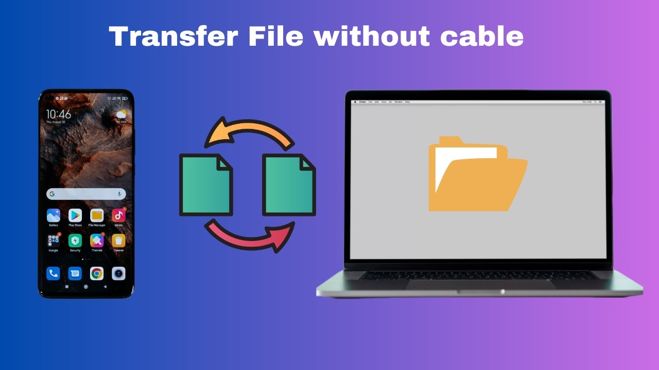 Transfer Files from Phone to Laptop Wirelessly in Seconds | No Cable ...