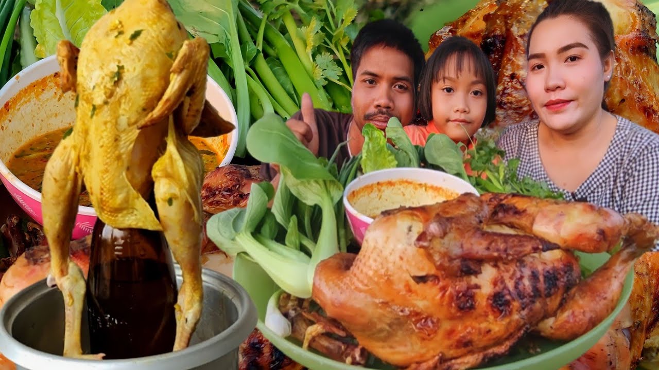 ไก่อบปี๊บหอมๆ เนื้อนุ่มๆ แซ่บๆ | Chhuny Nuch - YouTube