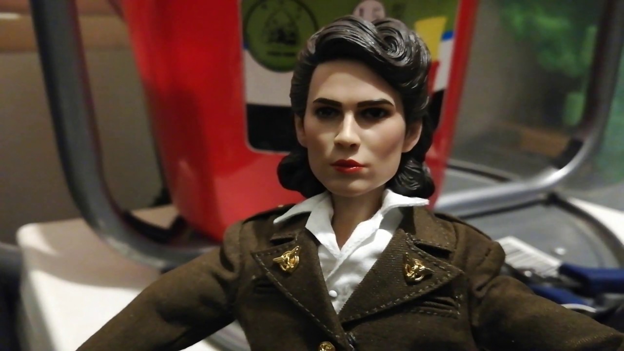 1/6 rc peggy carter figure - YouTube