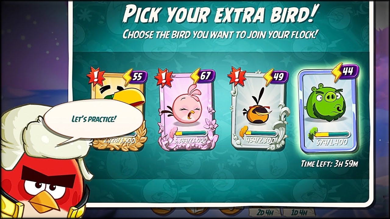 Angry Birds 2 - New Bird Leonardo (Tutorial) - YouTube