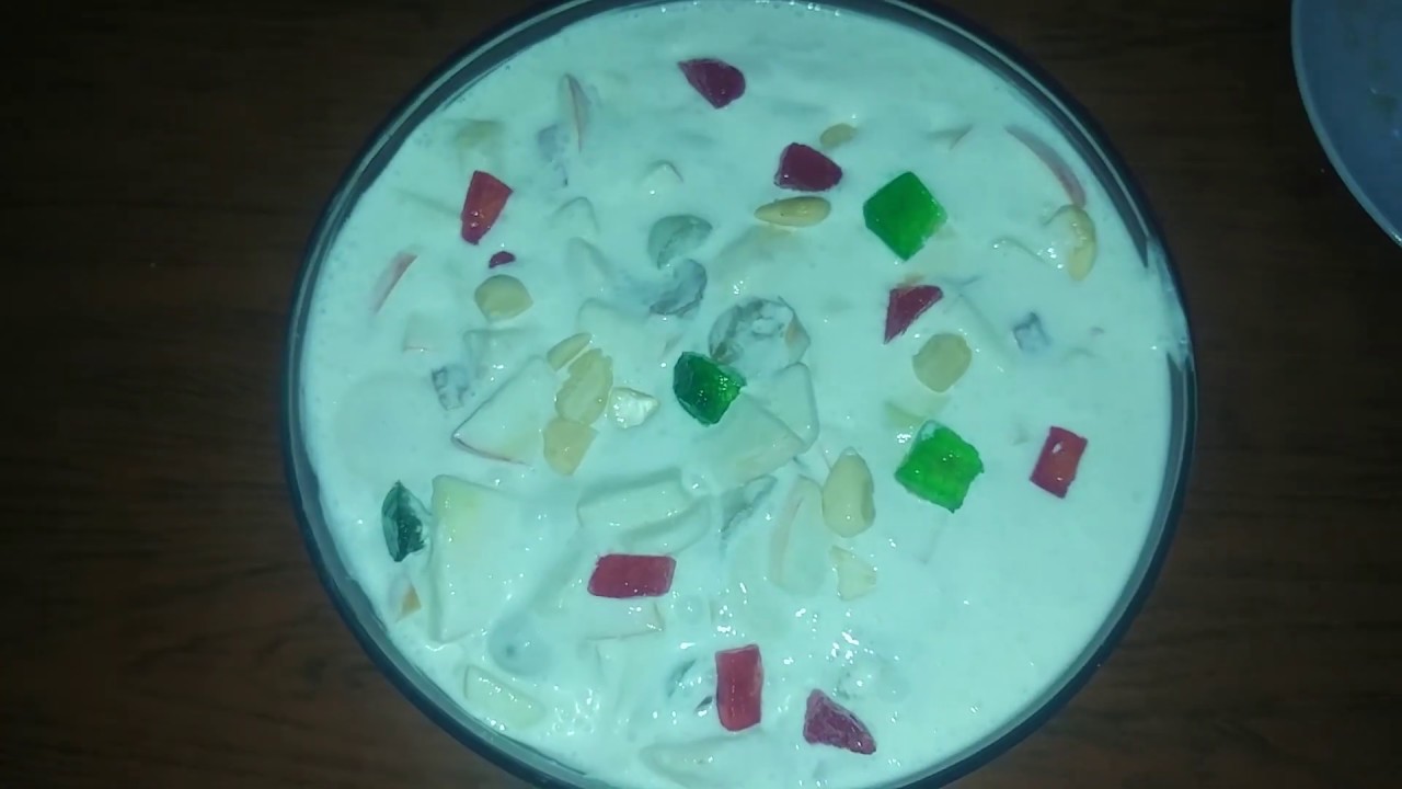 Yogurt chat | Yogurt Fruit Delight Recipe By | Easy food secrets - YouTube
