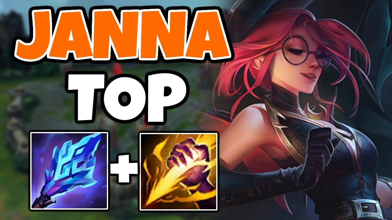 This NEW JANNA TOP WITH SMITE looks BANNABLE... but it's actually ...