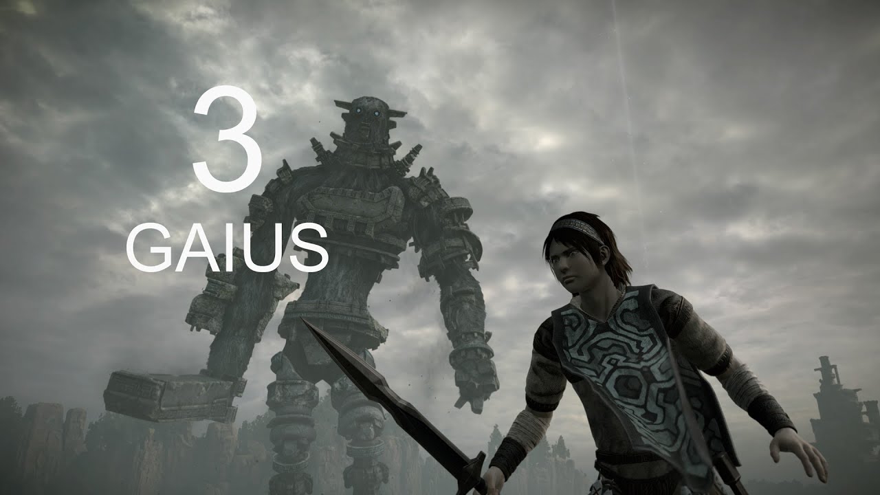 Shadow of the colossus PS4 - Colossus 3 Gaius - YouTube