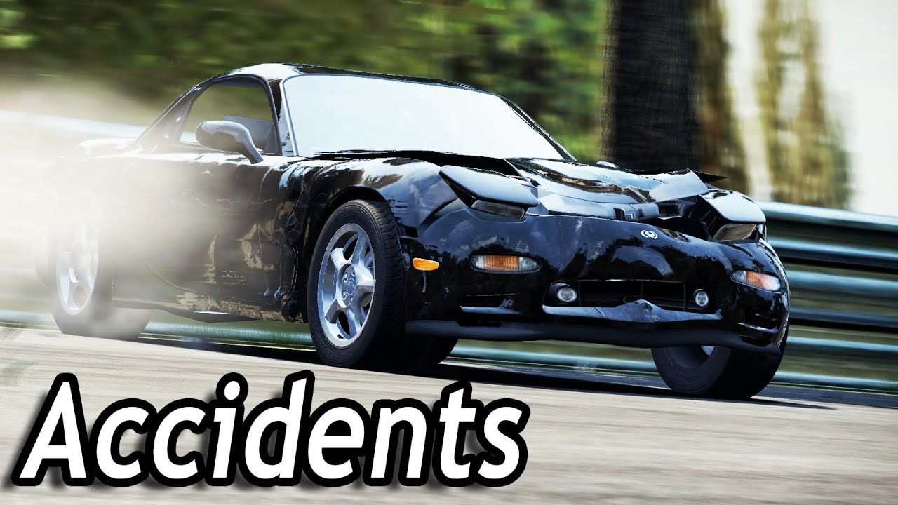 NFS Shift 2 - Accidents - YouTube