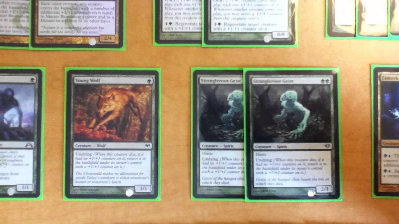 MTG: "Mutant" Deck (Blue/Green Simic Evolve) - YouTube