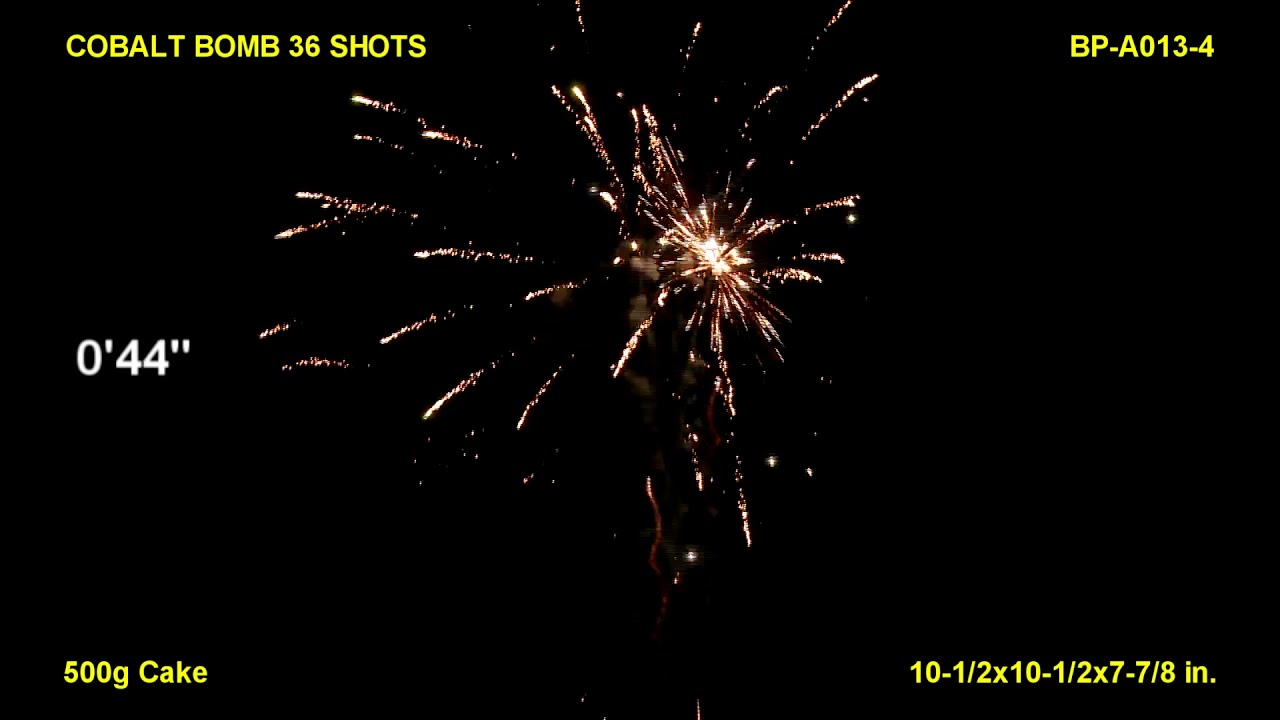 Brothers Pyrotechnics Cobalt Bomb - YouTube