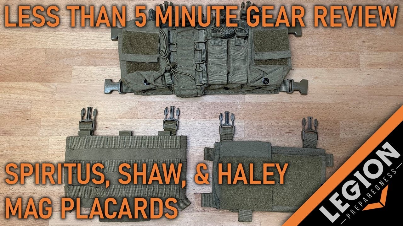 Spiritus Systems, Shaw Concepts, Haley Strategic Plate Carrier Placards ...