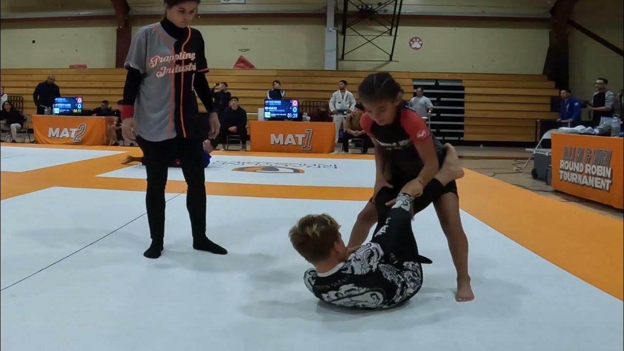 8 year old Jiu Jitsu Grey Belt - Grappling Industries, San Jose, CA 09.30.23 Nazary Perkov NoGi ...