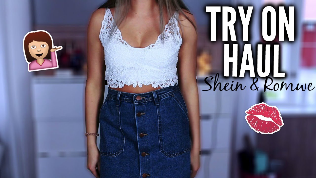 TRY ON HAUL FOR SPRING ♡ Shein og Romwe - YouTube