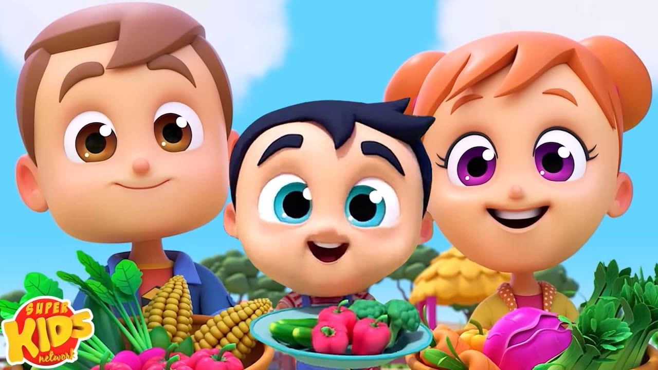 Vegetables Song, Healthy Eating Habits And Nursery Rhyme And Kids Song ...