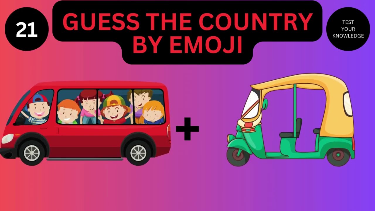 30 COUNTRIES, GUESS THE COUNTRY BY EMOJI | TEST YOUR KNOWLEDGE - YouTube