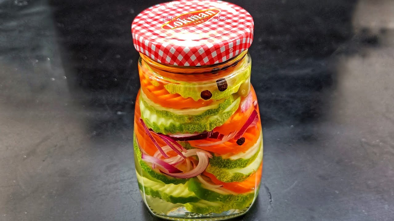Pickled Vegetables Recipe | Cucumber Pickle. - YouTube