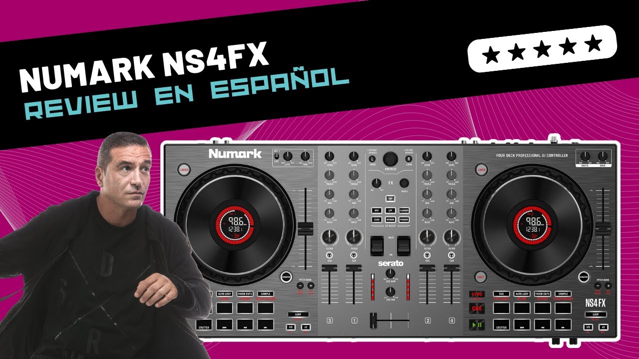 Numark NS4FX 🇪🇸 Unboxing & Review - YouTube