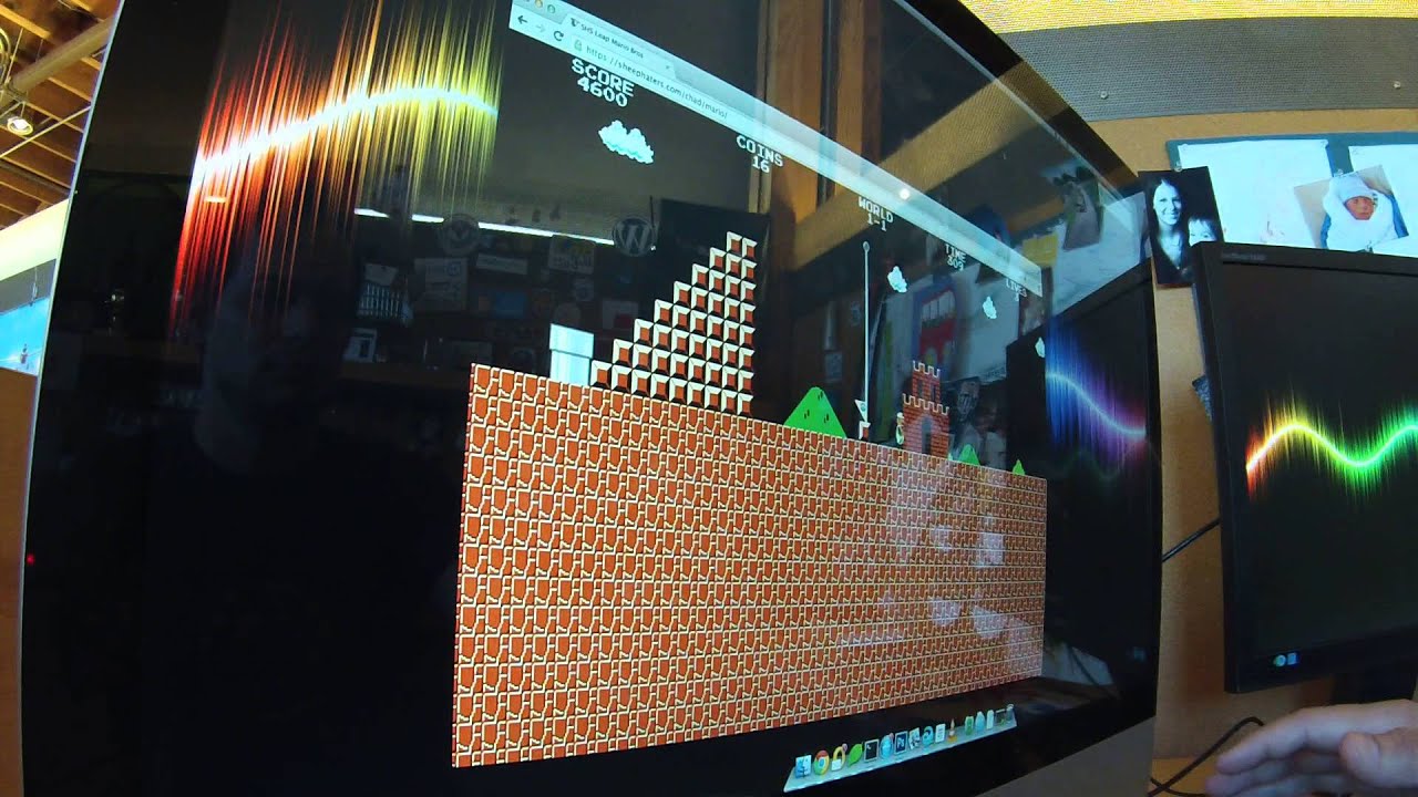 Super Mario Bros + Leap Motion - YouTube