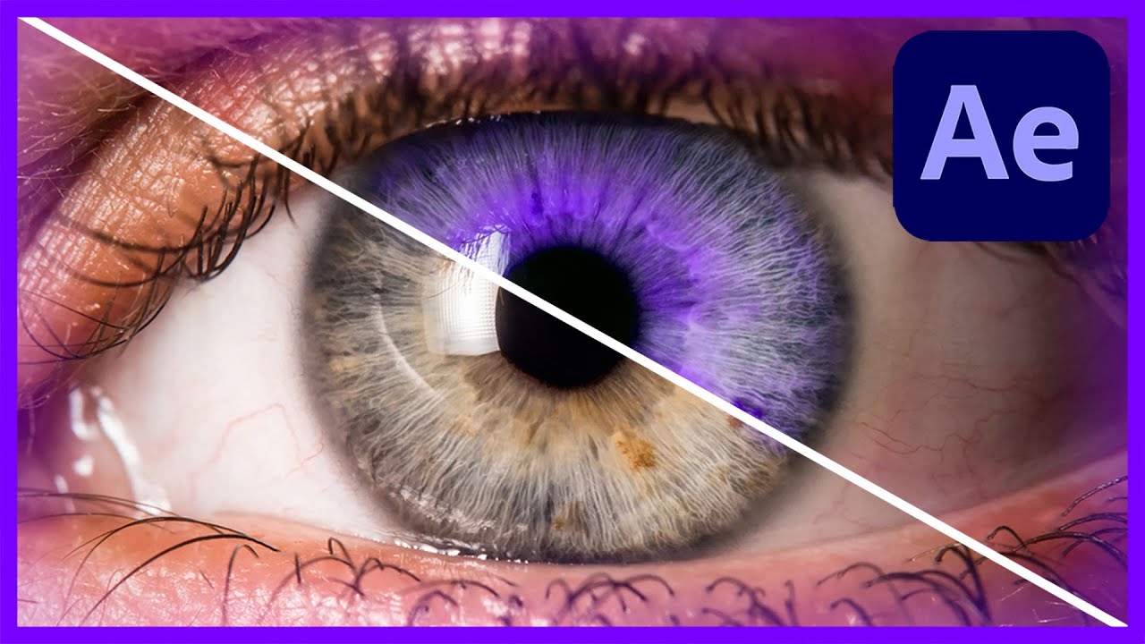 HOW TO CHANGE YOUR EYE COLOR IN 5 MINUTES (After Effects Tutorial ...