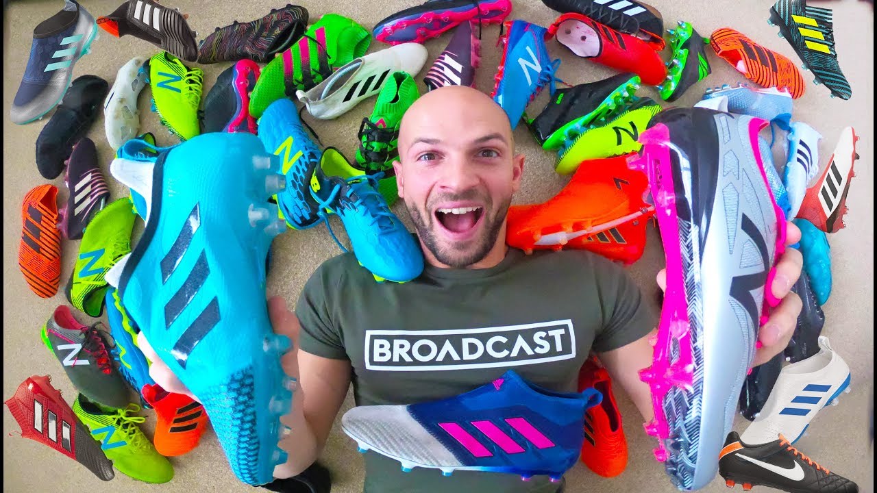 MY $10,000 FOOTBALL BOOT COLLECTION! - YouTube