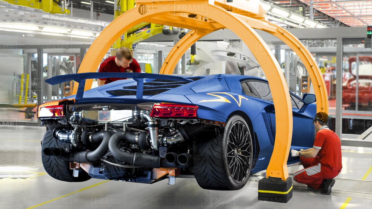 How They Build Powerful Lamborghini by Hands Inside Super Advanced ...