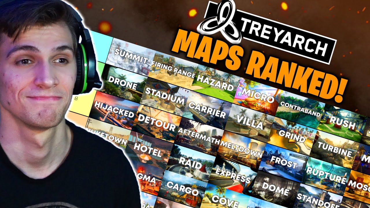 Ranking EVERY Treyarch Multiplayer Map in Call of Duty!!! (Tier Ranking ...
