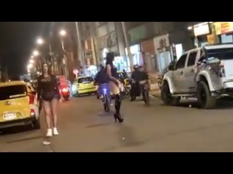 ASÍ SON LAS CHICAS TRANS DEL BARRIO SANTAFE EN BOGOTÁ COLOMBIA