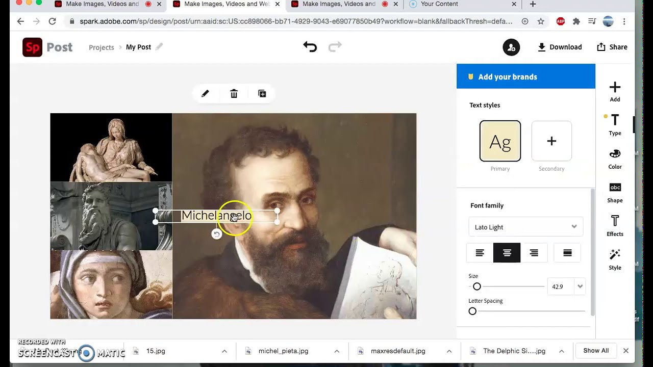 Intro to Adobe Spark Video Narrated Slideshow Presentation - YouTube