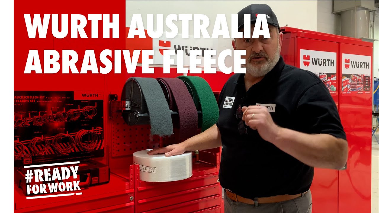 Abrasive Fleece - Wurth Australia - Product Tutorial - YouTube
