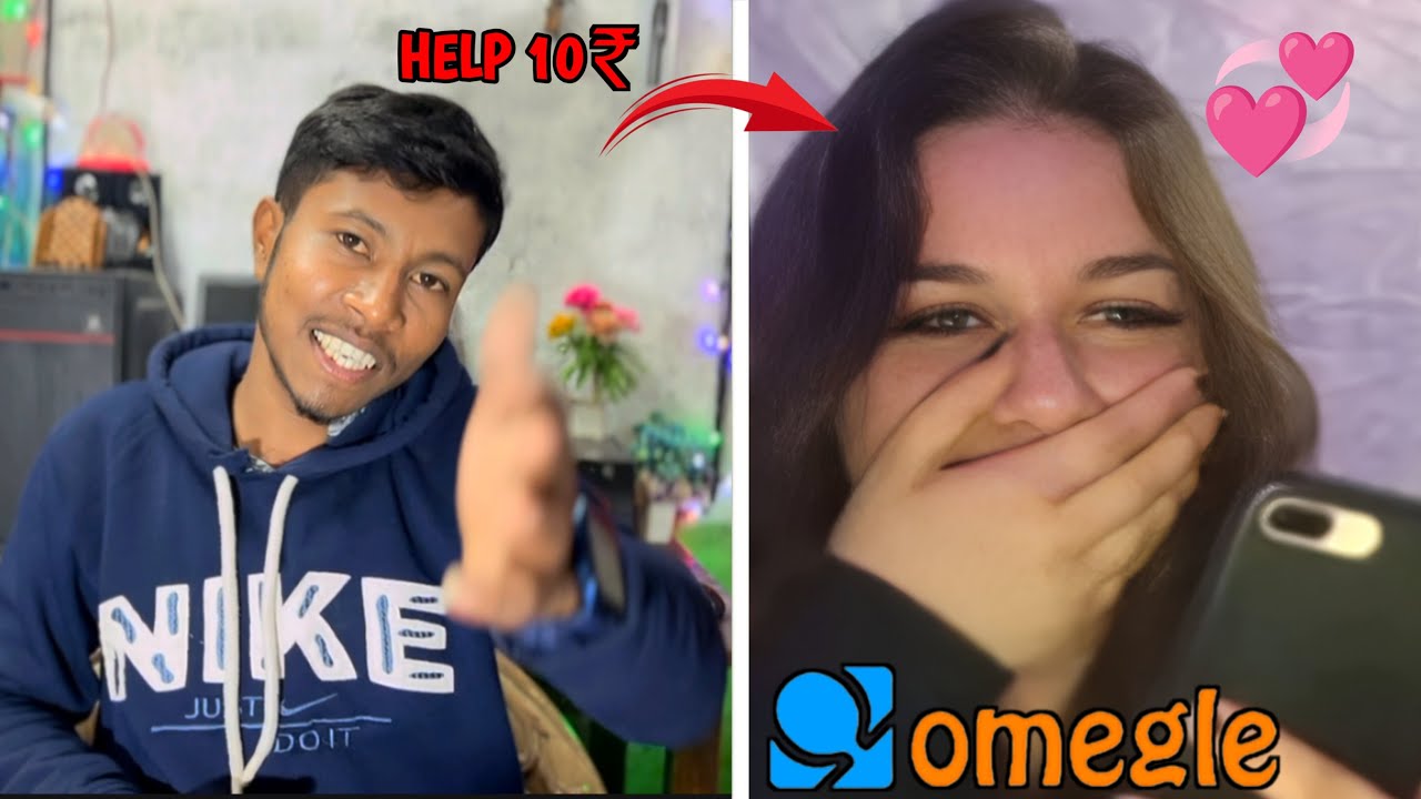 Me help 10₹ challenge any person on Omegle - YouTube