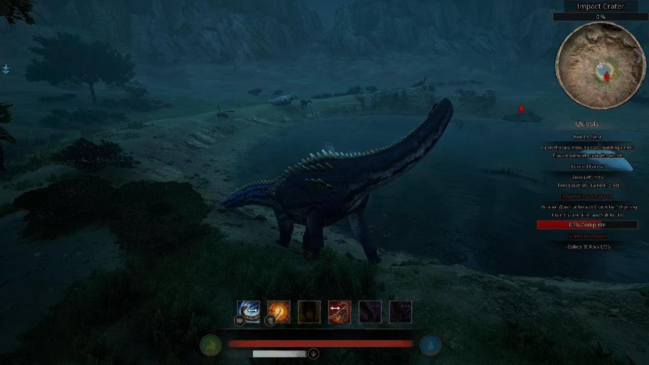 Path Of Titans Ps5: Ampelosaurus Gameplay - YouTube