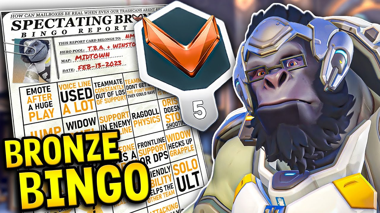 Overwatch 2 Bingo: Spectating BRONZE Winston! - YouTube