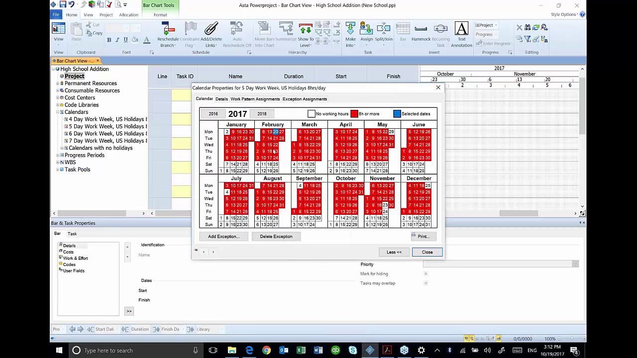 Build a Construction Schedule in Asta Powerproject - YouTube