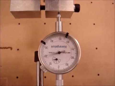 Dial Indicator Test C-50 CNC Machine - YouTube
