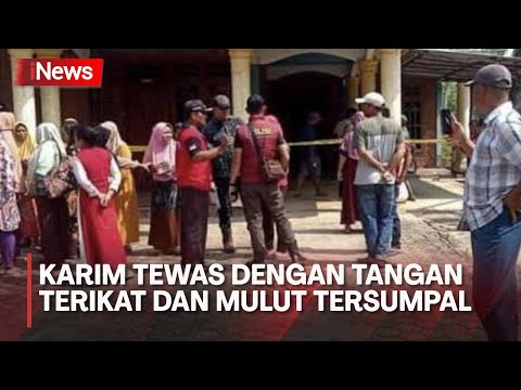 Pria Ditemukan Tewas dengan Tangan Terikat dan Mulut Disumpal Kain, Diduga Korban Perampokan