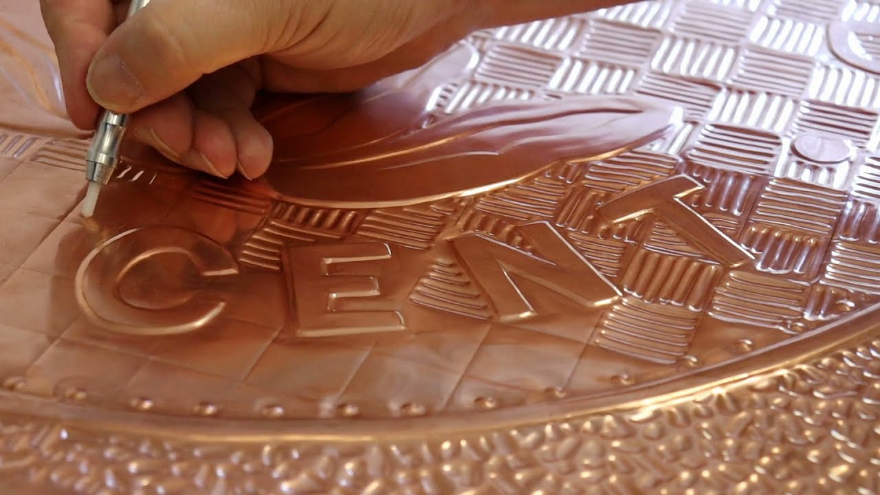 Doodlepalooza! The Process of Crafting Copper Art - YouTube