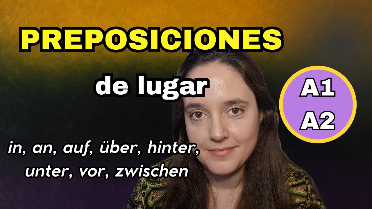 Preposiciones de lugar en alemán A1–A2 | Cómo usar acusativo y dativo ...